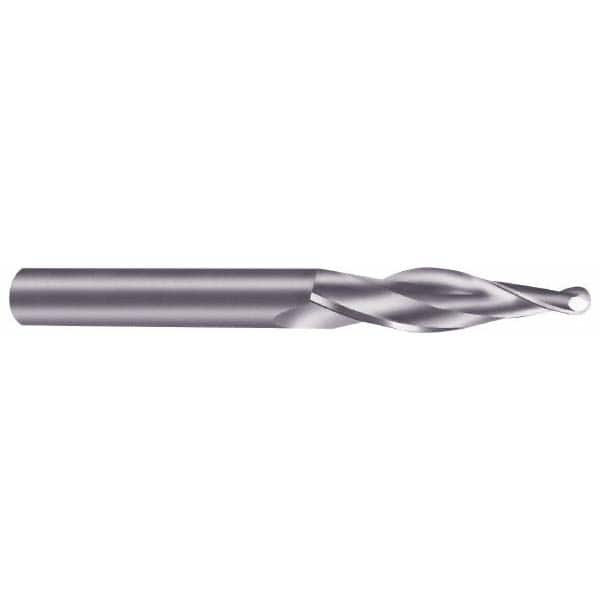 LMT Onsrud LP 1/4" Diam RH Solid Carbide 2-Flute Ball End Taper Upcut ...