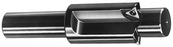 APT 1-3/16" Diam, 3/4" Shank Diam, 3 Insert Indexable Counterbore Uses ...