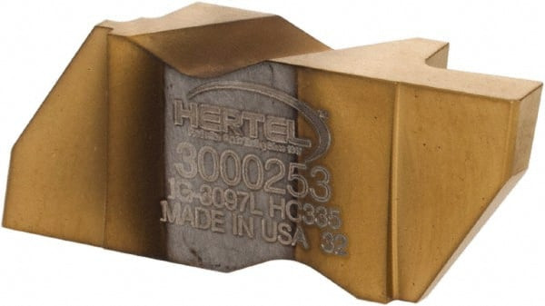 Hertel IG3097L HC335 Carbide Grooving Insert TiN Finish, LH, 2.46mm ...
