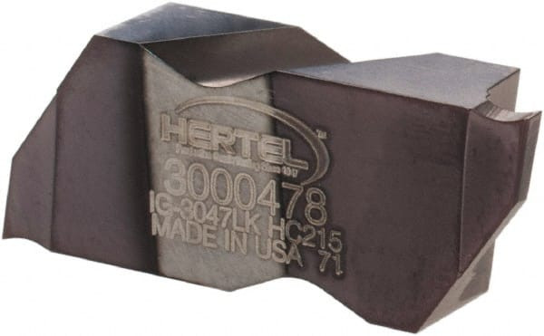 Hertel IG3047LK HC215 Carbide Grooving Insert TiAlN Finish, LH, 1.19mm ...
