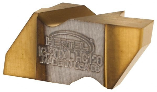 Hertel IG2094L HC120 Carbide Grooving Insert TiN Finish, LH, 2.39mm ...