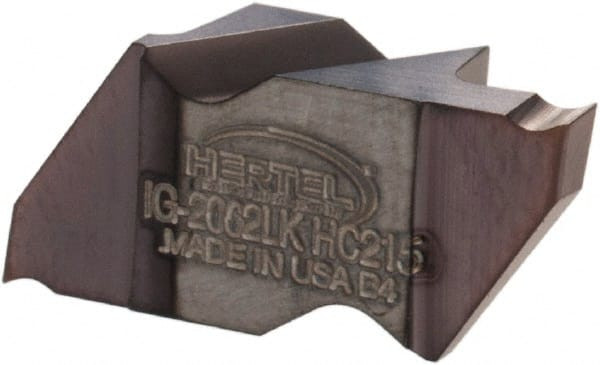 Hertel IG2062LK HC215 Carbide Grooving Insert TiAlN Finish, LH, 1.57mm ...