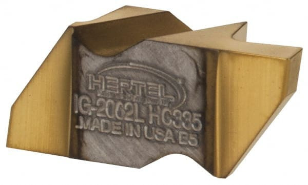 Hertel IG2062L HC335 Carbide Grooving Insert TiN Finish, LH, 1.57mm ...