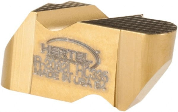 Hertel IR2062L HC335 Carbide Grooving Insert TiN Finish, LH, 3.18mm ...