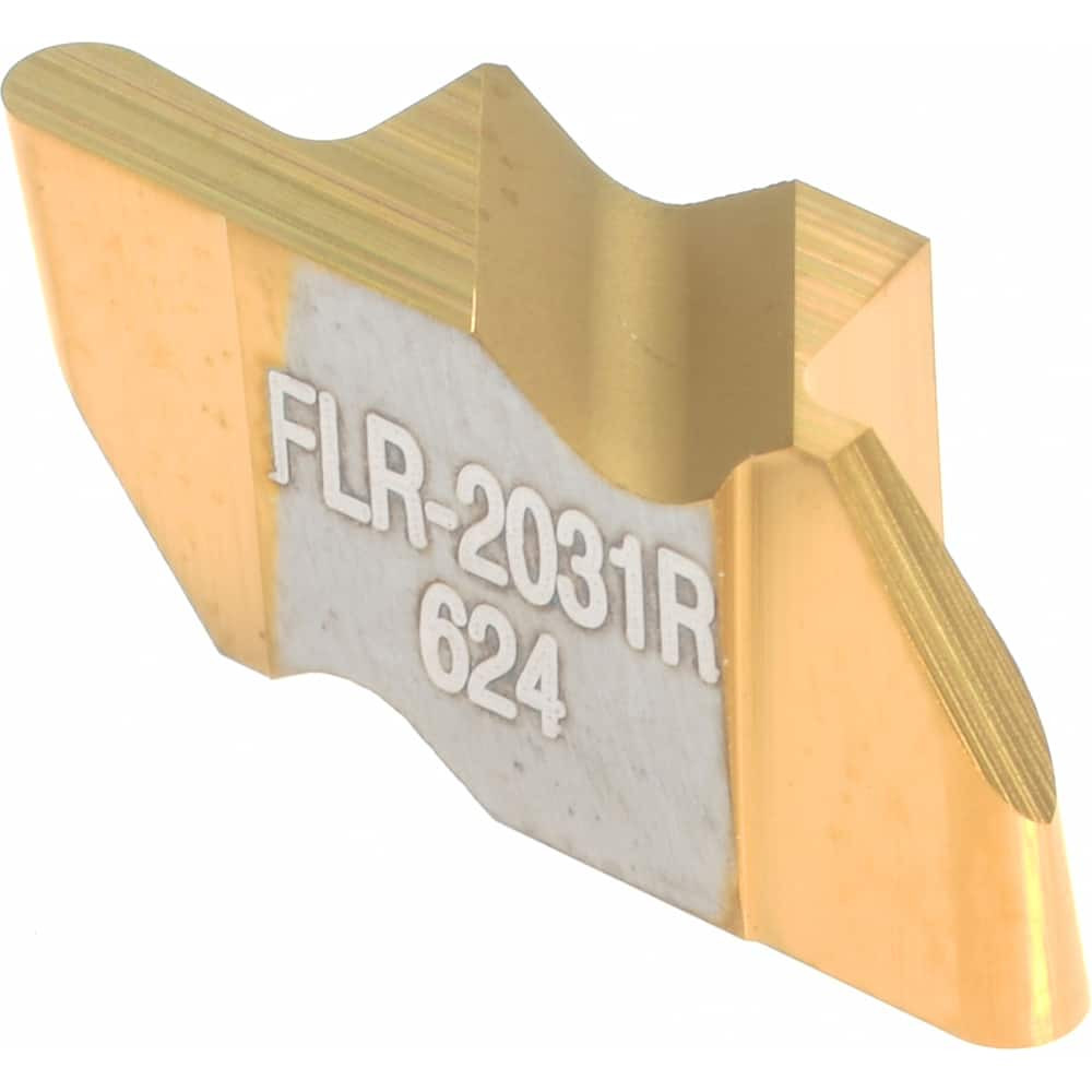 Tool-Flo FLR-2031R GP3 Carbide Grooving Insert TiN Finish, RH, 1.57mm ...