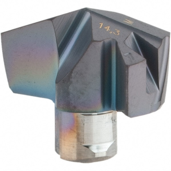 Iscar ICM0563 IC907 Carbide Replaceable Tip Drill TiAlN/TiN Finish, 140 ...