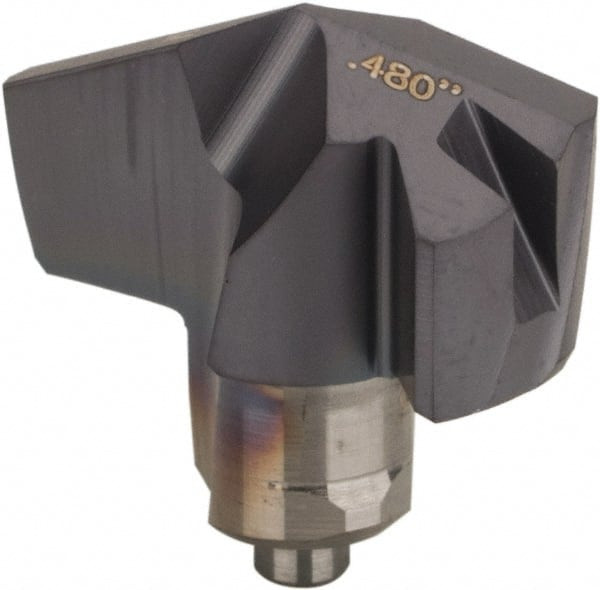 Iscar ICM0480 IC908 Carbide Replaceable Tip Drill TiAlN Finish, 140 ...