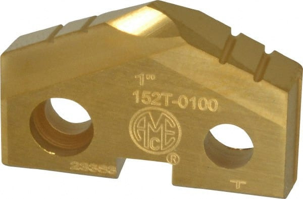 Allied Machine SER 2 1" TIN Cobalt Spade Drill Insert TiN Finish, 1 ...