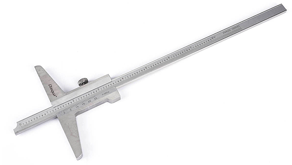 Dasqua Mono Block Depth Vernier Gage, 0-8" Range - 3001-2903| Penn Tool ...