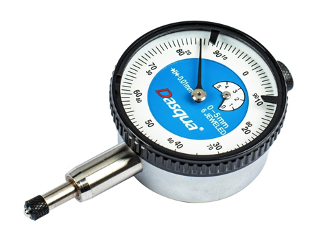 Dasqua Flat Back Mini Metric Dial Indicator, 0-5mm Range - 5121-1102 ...