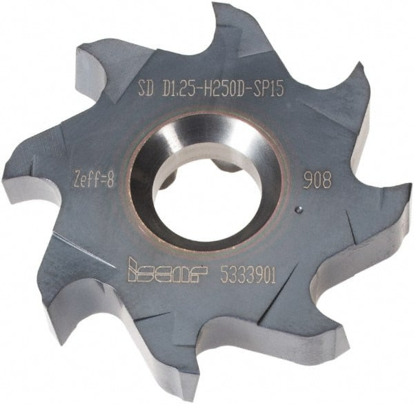 Iscar SDD1.25-H250D-SP15 Carbide T-Slot Mill Tip Insert TiAlN/TiN ...