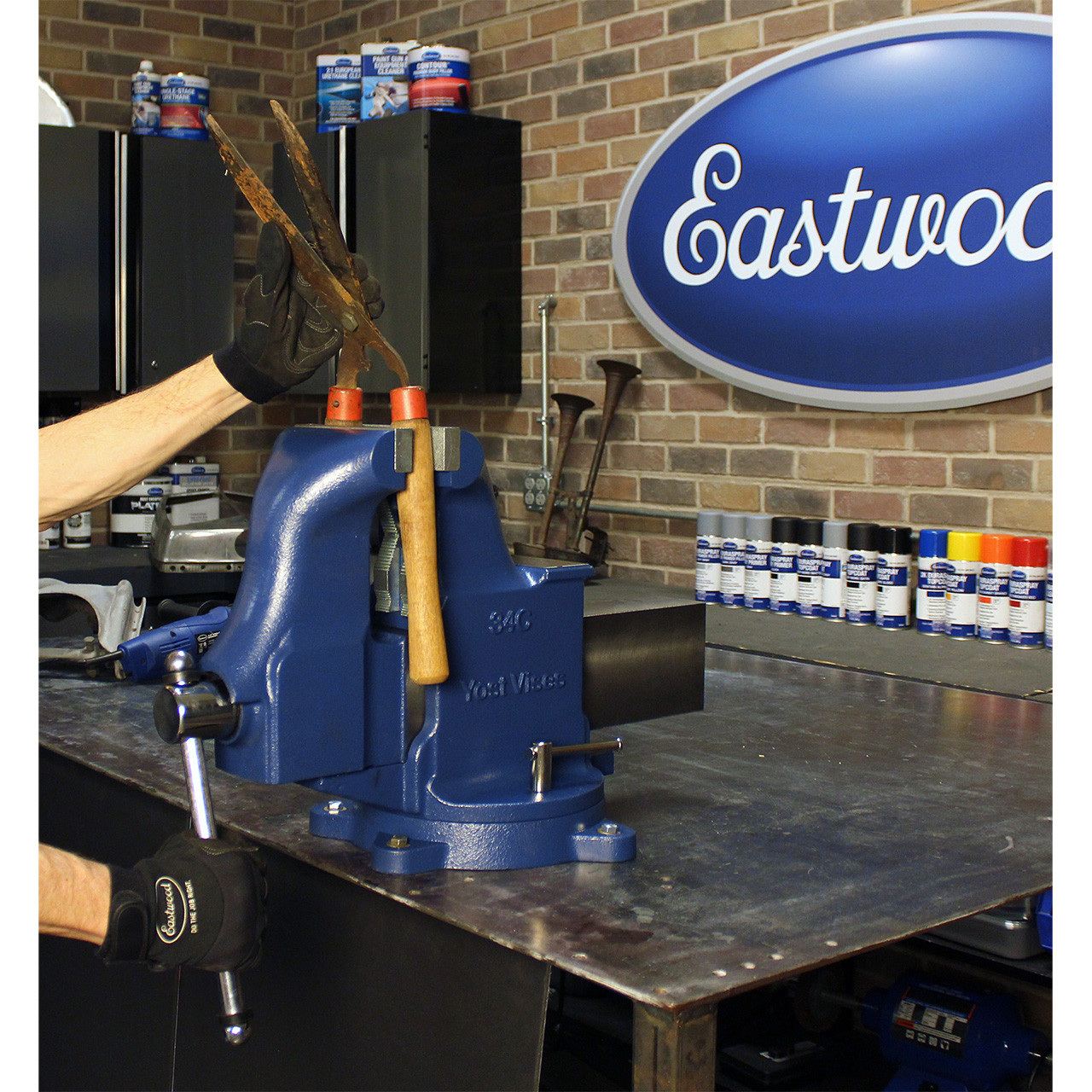 Yost Model 34C 6 Inch Heavy Duty Combination Pipe and Bench Vise with ...