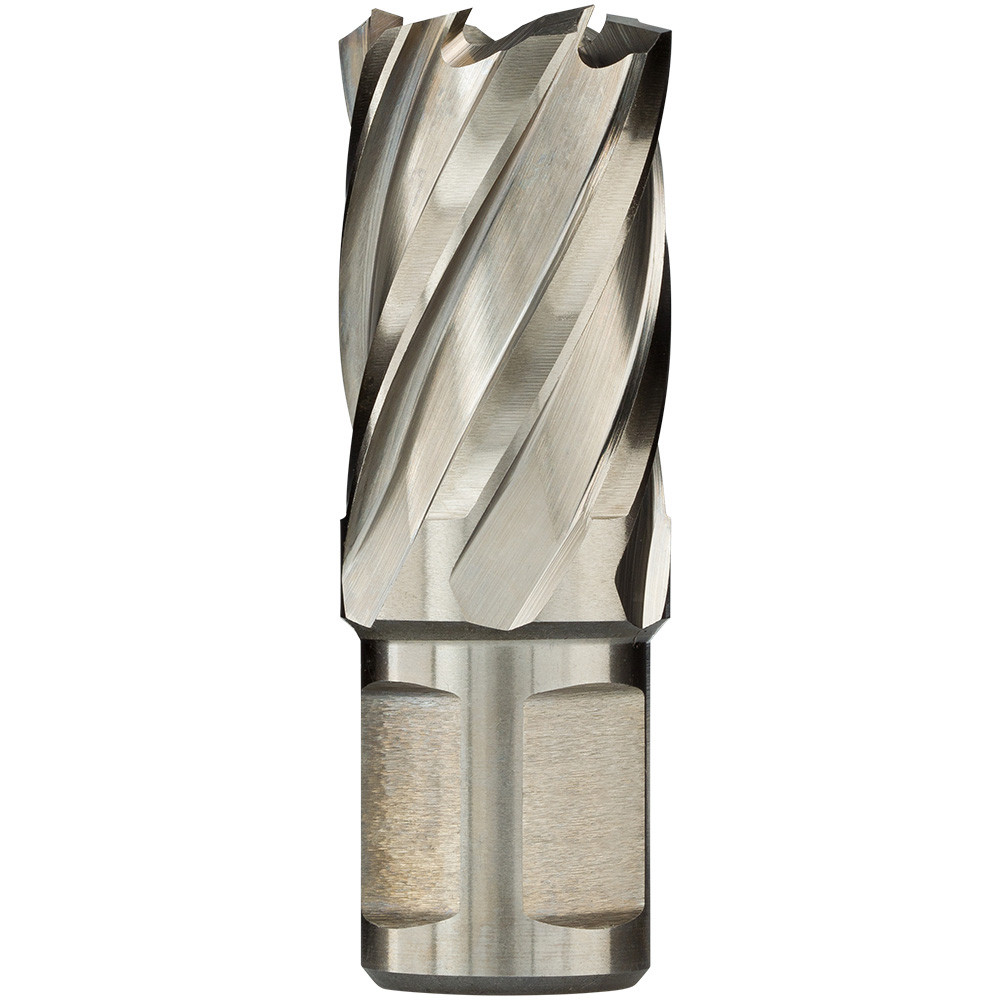 Euroboor HSS Annular Cutter, 3/4" Weldon Shank, 2" Dia x 1" Cut Depth ...