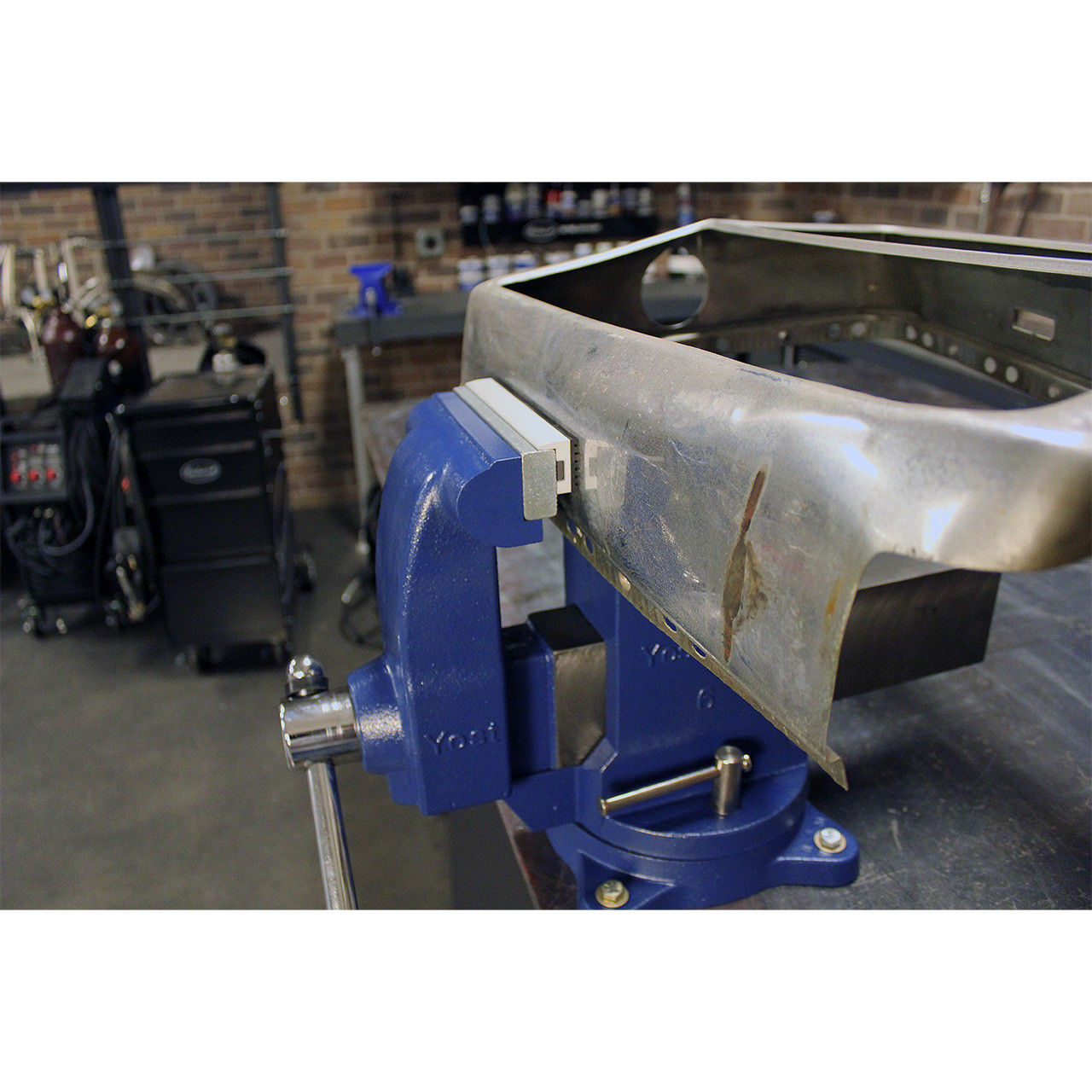 Yost Model MR-360 6 Inch Magnetic Aluminum Vise Jaw Caps with Rubber ...