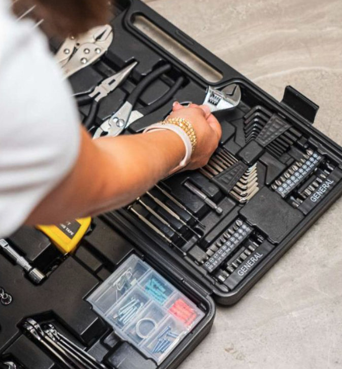 General 130 Piece Home and Automotive Repair Tool Set - WS-0103| Penn ...