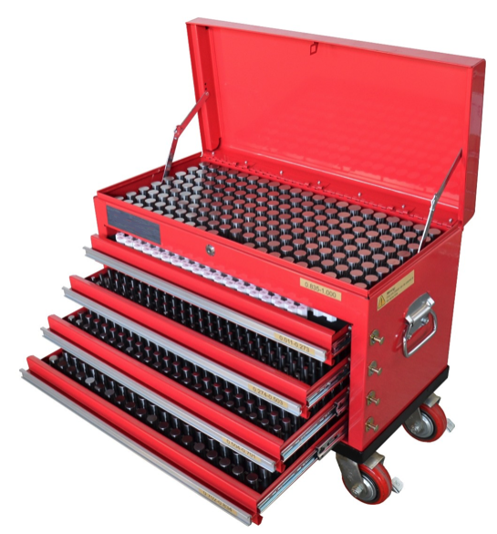 Precise High Precision Steel 990 Piece Pin Gage Library Set, (MO-) .011 ...