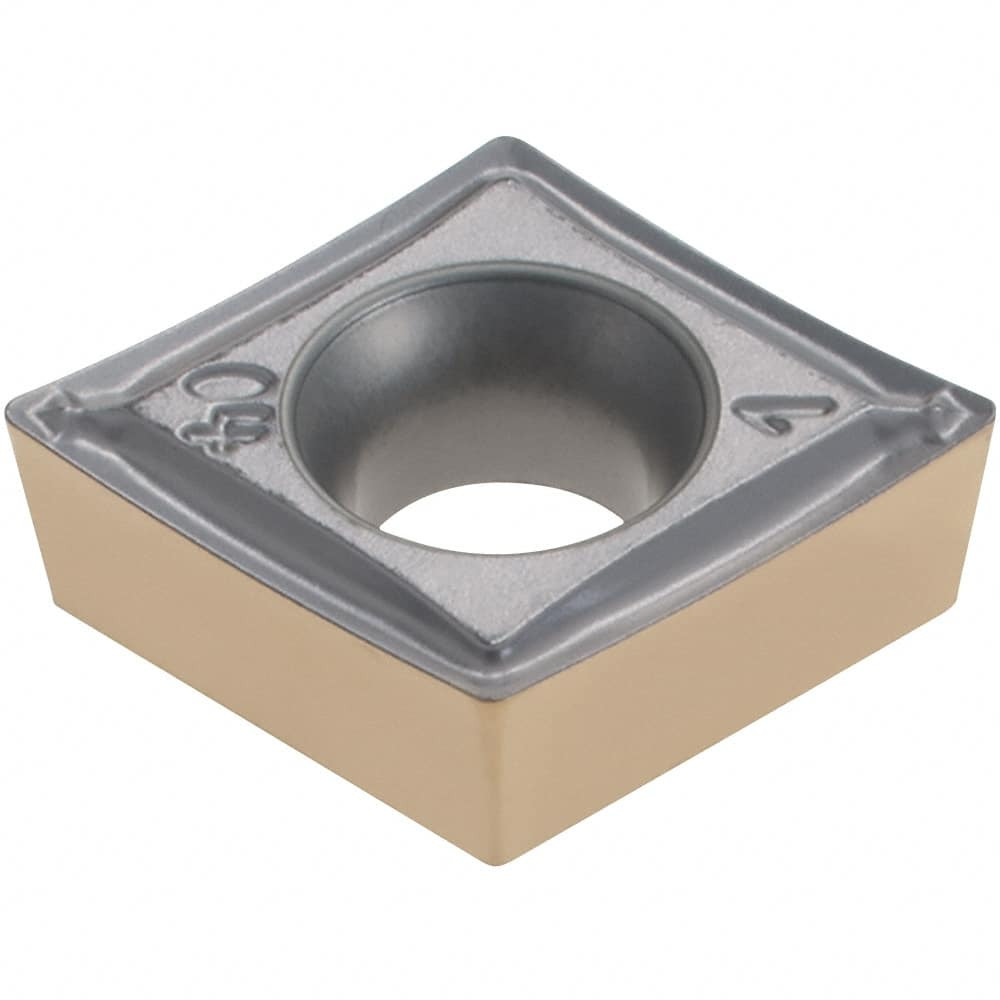 Iscar Turning Insert CCMT 3-1-SM IC830, Solid Carbide, AlTiN & TiN Coated, 0.4 mm Corner Radius ...