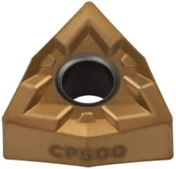 Seco Tools WNMP331-MF1 CP500 Carbide Turning Insert TiAlN/TiN Finish, 3 ...