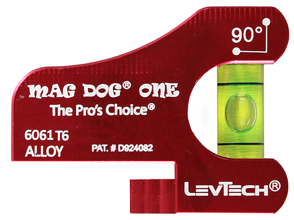 LevTech Mad Dog® One Electrician’s Conduit Bending Level - Red - 01-010-011