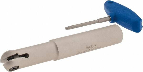 Iscar 1" Cut Diam, 1" Shank Diam, 6.7" OAL, Indexable Ball Nose End ...