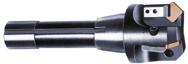 APT 15° Lead Angle, 3" Cut Diam, 1-1/4" Shank Diam, Indexable & Chamfer ...