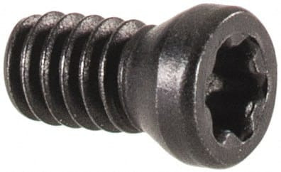 Hertel M2x0.4 T6 Torx Torx Screw for Indexables Countersunk Head, Flat ...