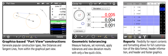 Mitutoyo MF Measuring Microscope MF-A1010, Binocular Tube w/Metlogix M2 ...