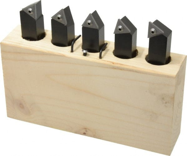 Value Collection 5/8" Shank Square Indexable Insert Tool Bit Set 3/8 ...