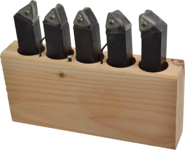 Value Collection 3/4" Shank Square Indexable Insert Tool Bit Set 3/8 ...