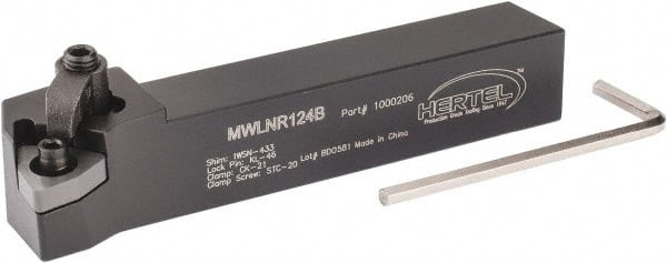 Hertel RH MWLN -5° Negative Rake Indexable Turning Toolholder 5° Lead ...
