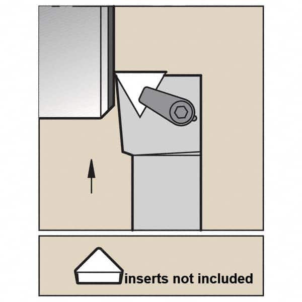 Kennametal LH CTFP 5° Positive Rake Indexable Turning Toolholder 1" x 1 ...