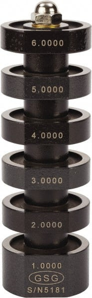 GSG Glastonbury Southern Gage 1 to 6" Caliper Calibration Master ...