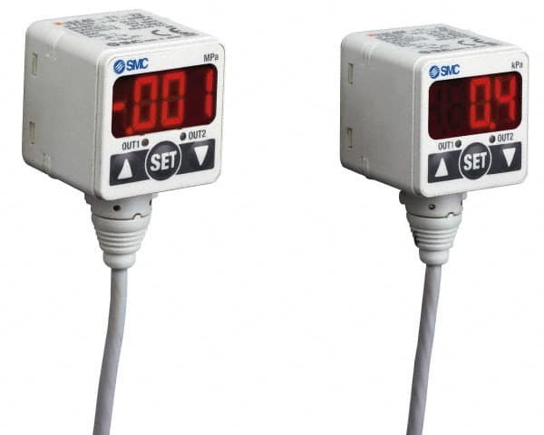 SMC Pneumatics 217 Max psi, Digital Pressure Switch 1/8 R ISE40A-01-T ...