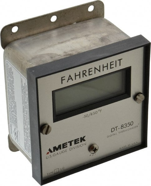 AMETEK -50 to 450°F Digital Thermometer LCD Display, J Thermocouple ...