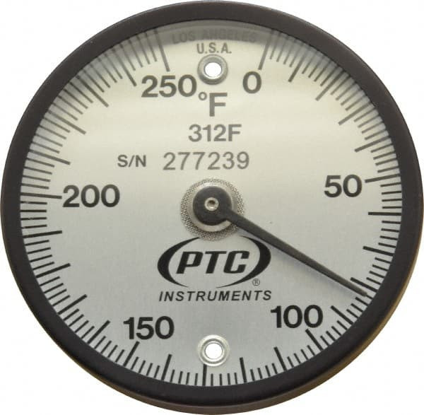 PTC Instruments 250°F, 2 Inch Dial Diameter, Dual Magnet Mount ...