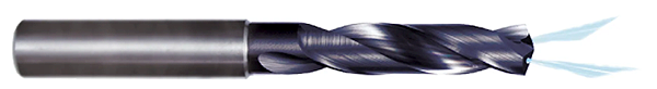 Rushmore USA Solid Carbide AlTiN 5XD Coolant Thru Jobbers Drills| Penn ...