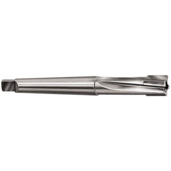 Made in USA 1-9/16" Diam, 4 Flutes, Morse Taper Shank, Interchangeable ...
