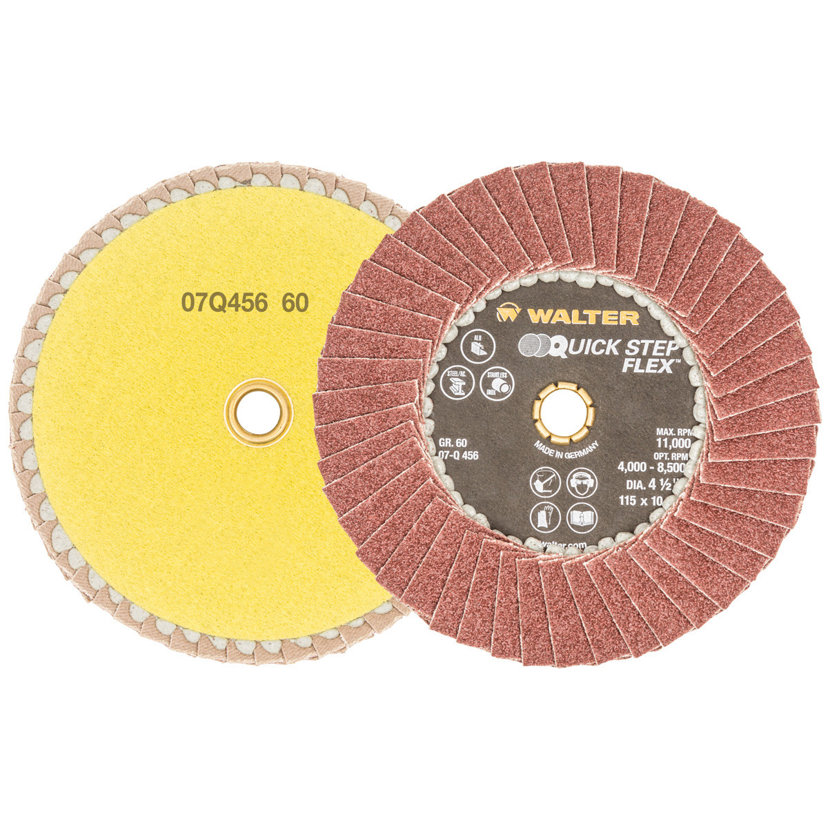 Walter Surface Technologies QUICK-STEP™ FLEX Flexible Flap Discs| Penn Tool Co., Inc