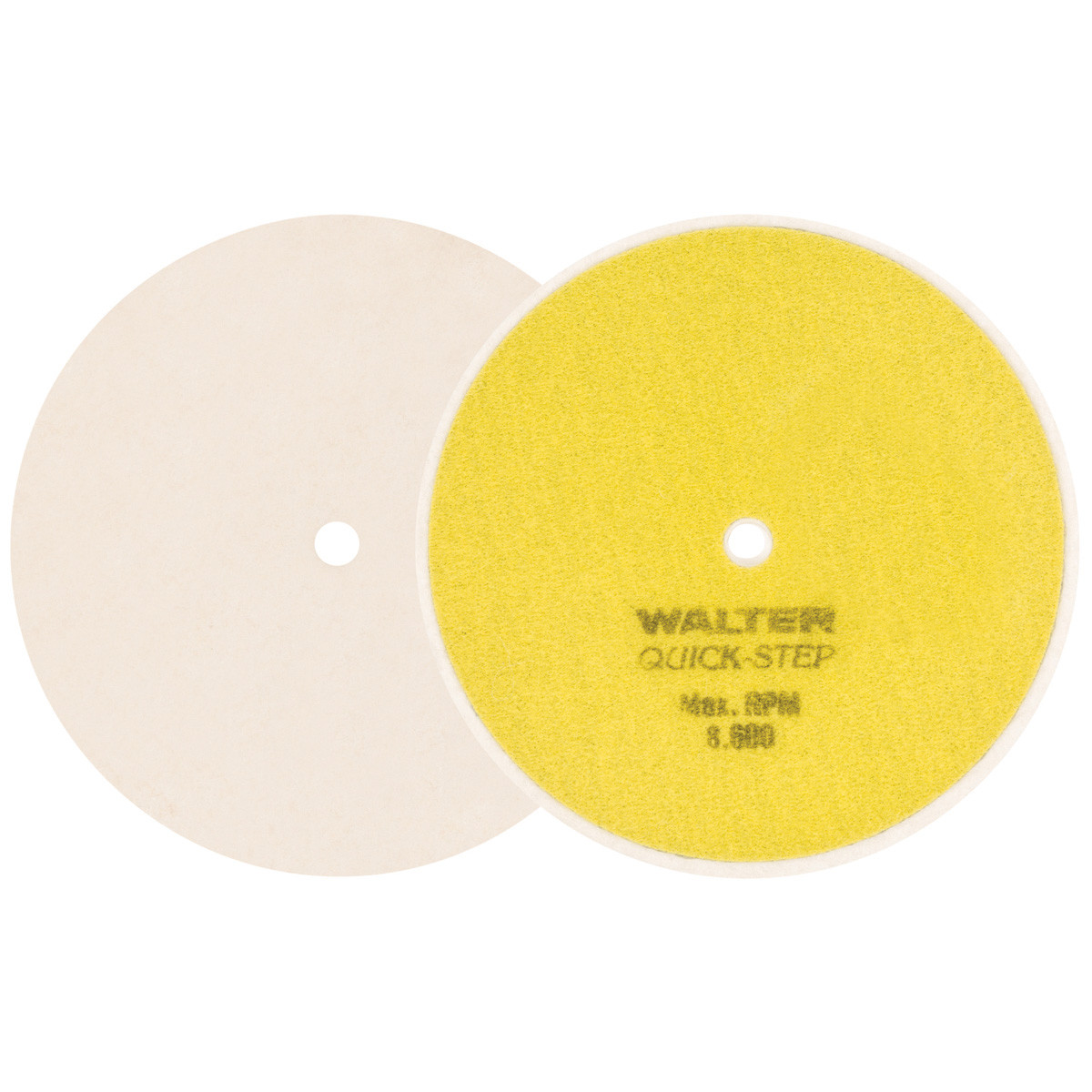 Walter Surface Technologies QUICK-STEP™ Felt Disc, 6" Diameter, 3/8 ...