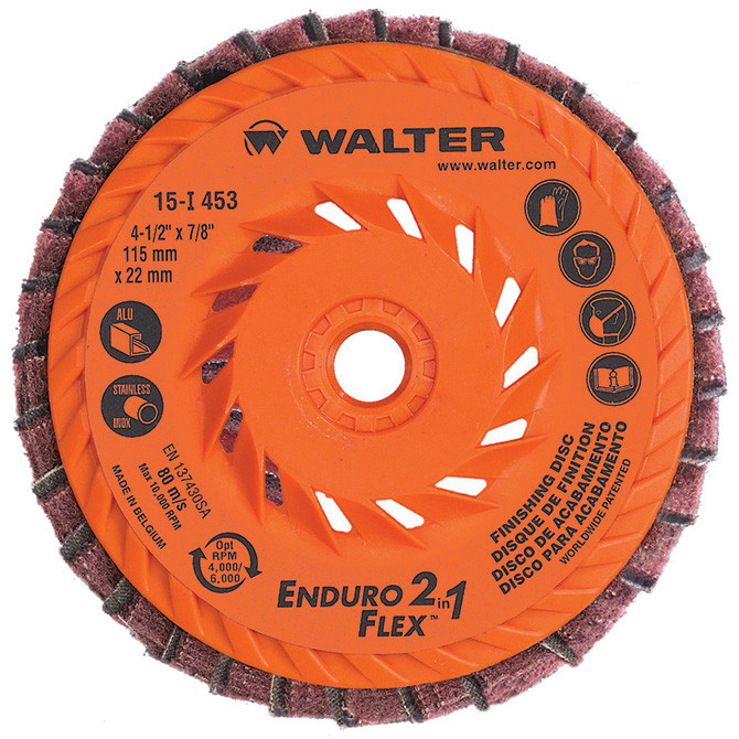 Walter Surface Technologies ENDURO-FLEX 2-in-1™ Surface Finishing Flap ...