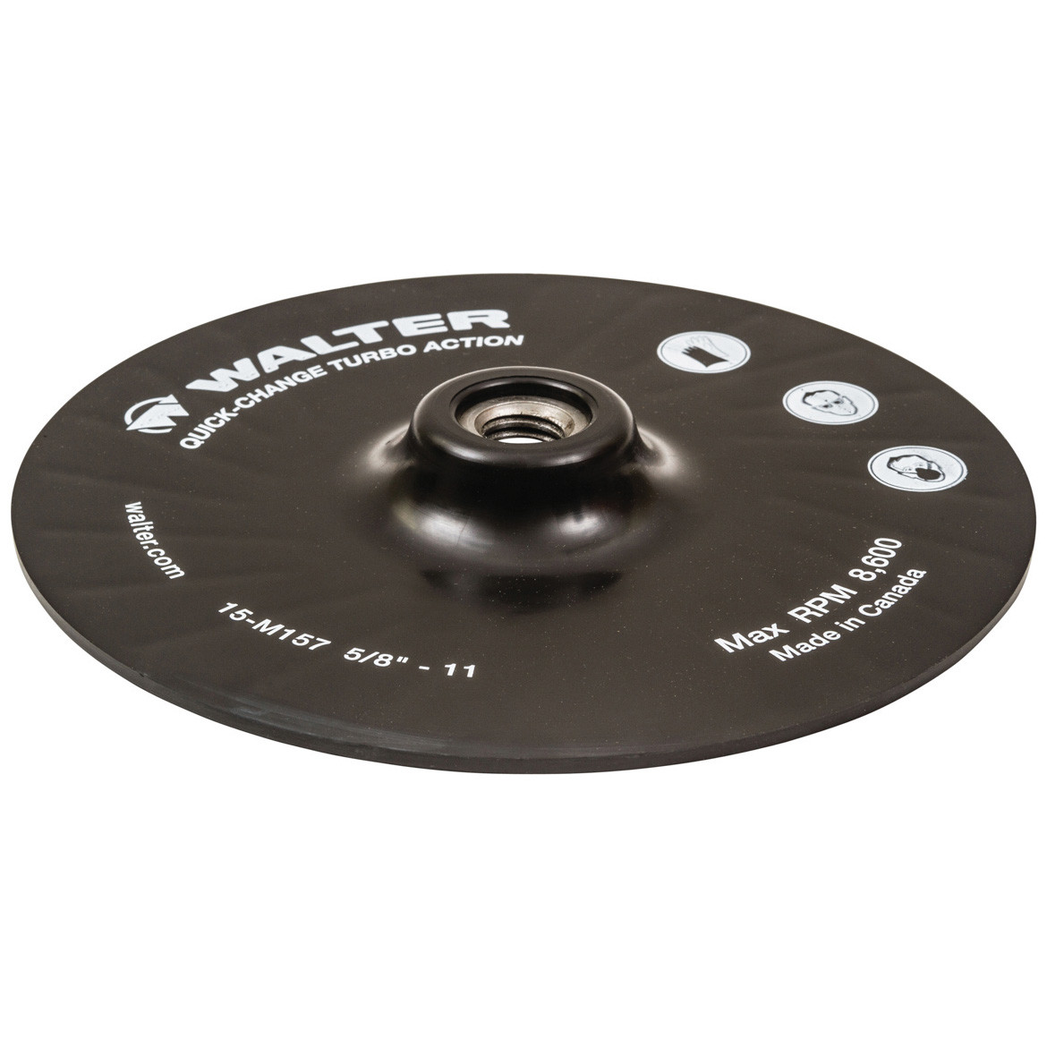 Walter Surface Technologies TURBO Quick-Change Backing Pads| Penn Tool ...