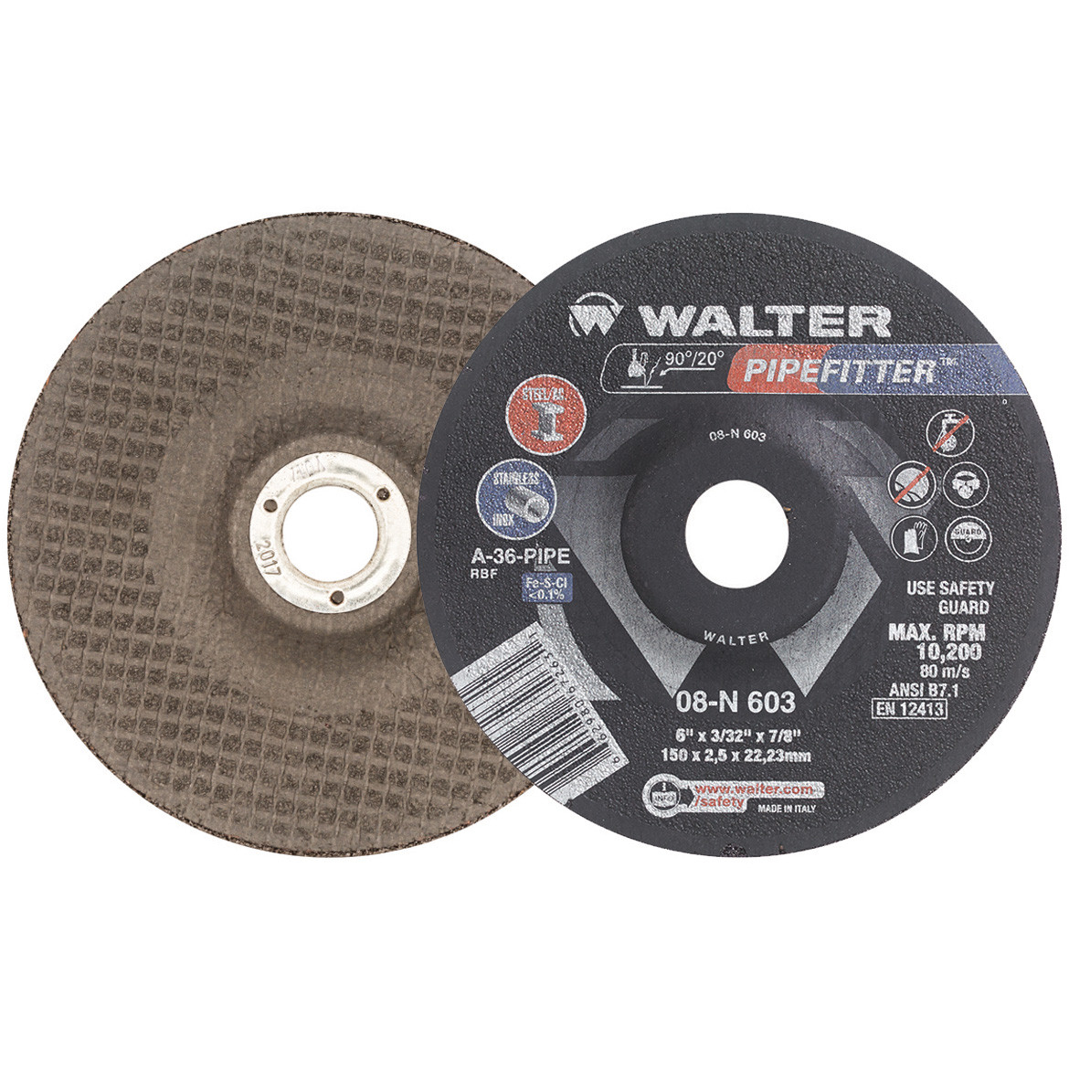 Walter Surface Technologies PIPEFITTER™ Grinding Wheels| Penn Tool Co., Inc