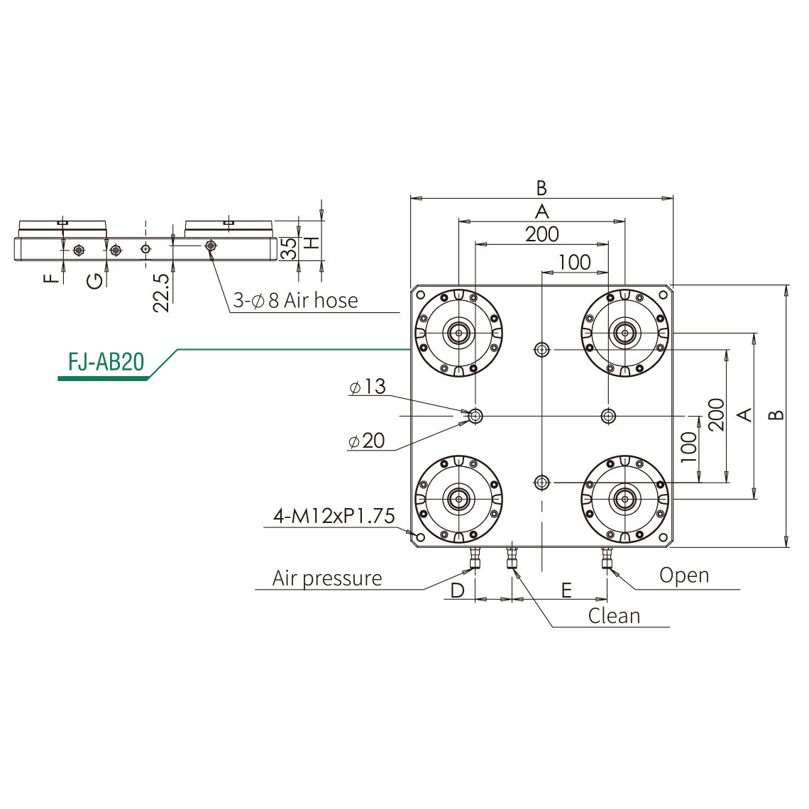 Hold Everything 4-Way Zero Point Clamp Stations| Penn Tool Co., Inc