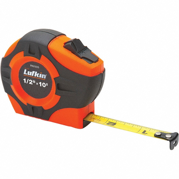Lufkin Tape Measure: 26 ft. Long, 1" Width, Yellow Blade 1/16 & 1/32 ...