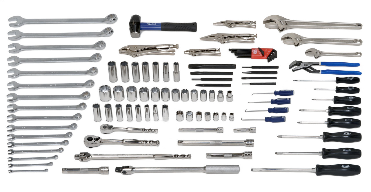 Williams Industrial Tools Basic Tool Set Tools only - JHWMSOS-102 ...