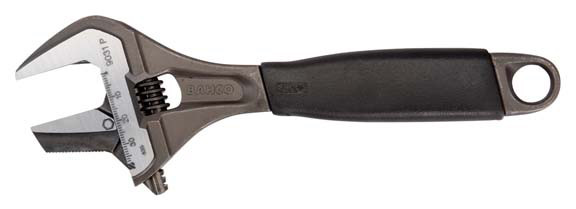 Bahco 8" SAE Ergo Big Mouth Thin Jaw Adjustable Wrench with Ergo Handle ...