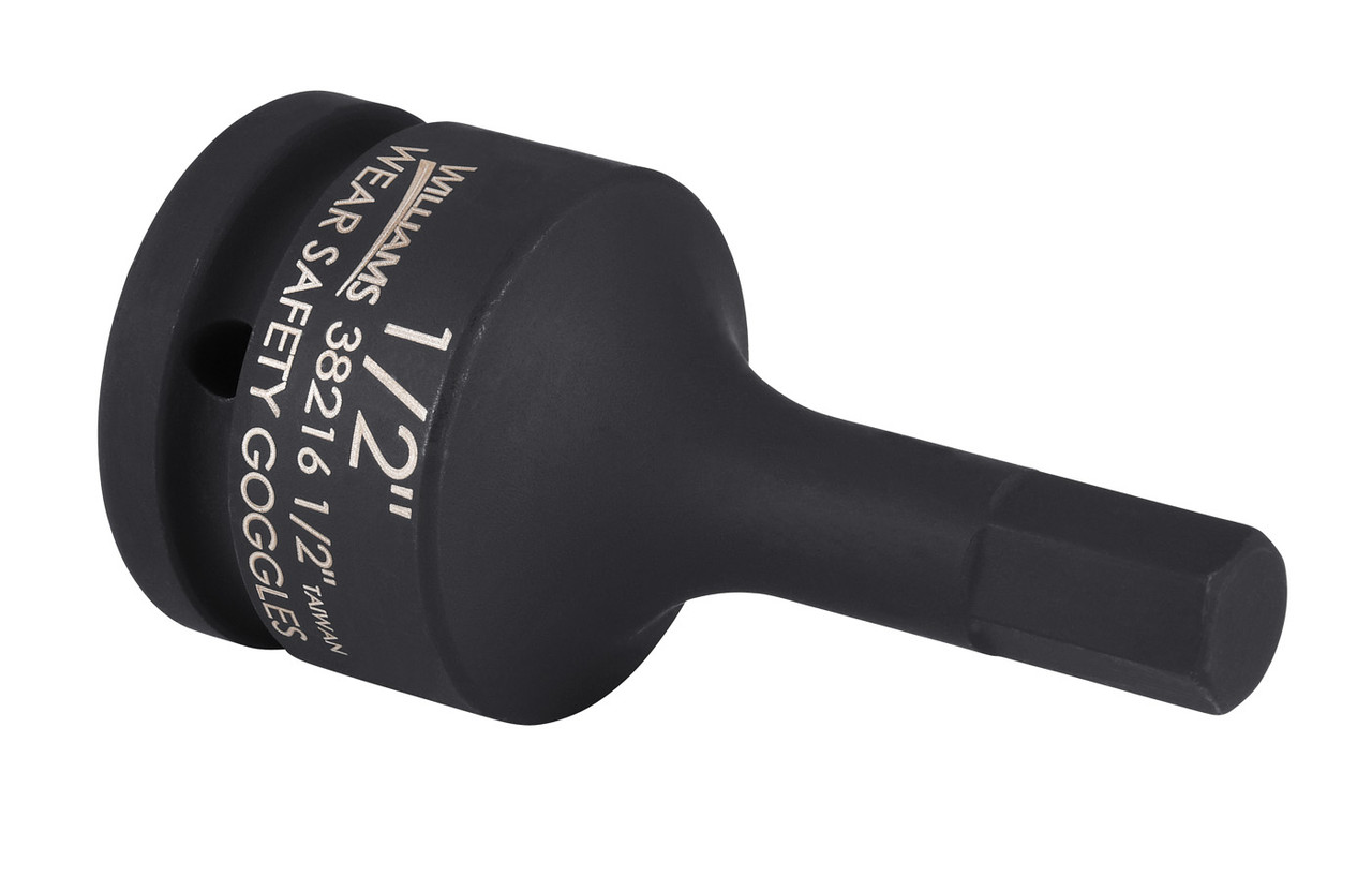 Williams Industrial Tools 3/4" Drive 5/8" One Piece Impact Hex Bit ...