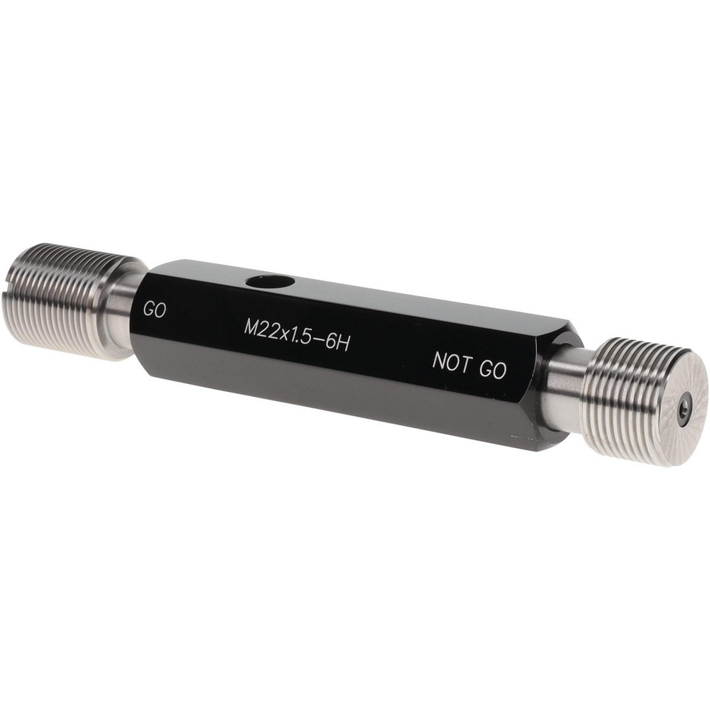 SPI Plug Thread Gage: M22x1.5 Thread, 6H Class, Double End, Go & No Go ...