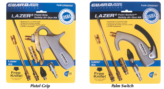 Guardair Lazer Safety Airgun Kits| Penn Tool Co., Inc