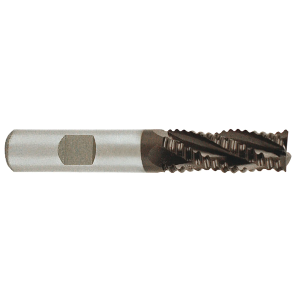 T&O M42 8% Cobalt Coarse Pitch TiAlN F Coated Roughing End Mills